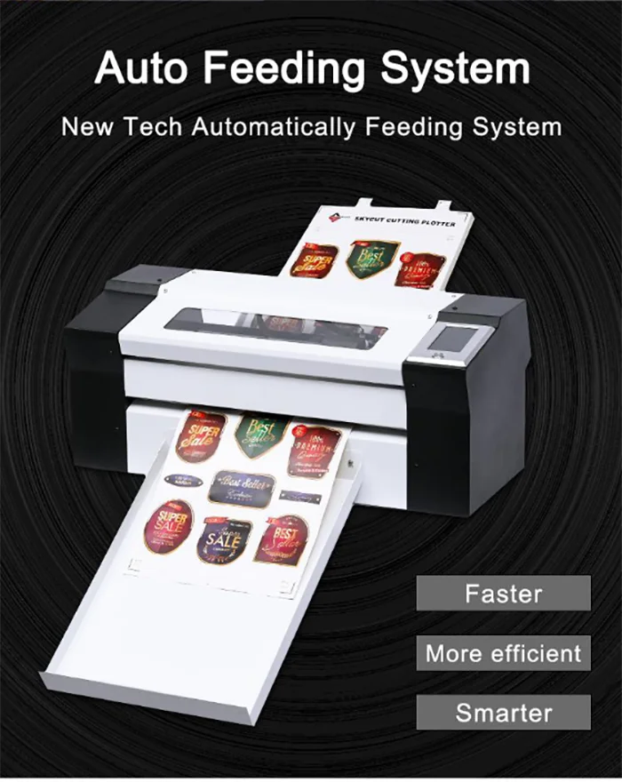 Automatic Label Cutter Plotter Die Cutting Machine for A3 Sheet Sticker