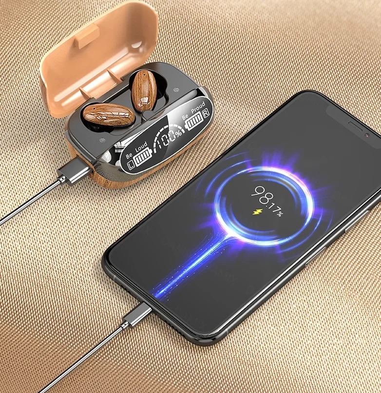 2023 Balry Wood Grain Wireless M35 N35 Headphone Hd Mirror Sports ...