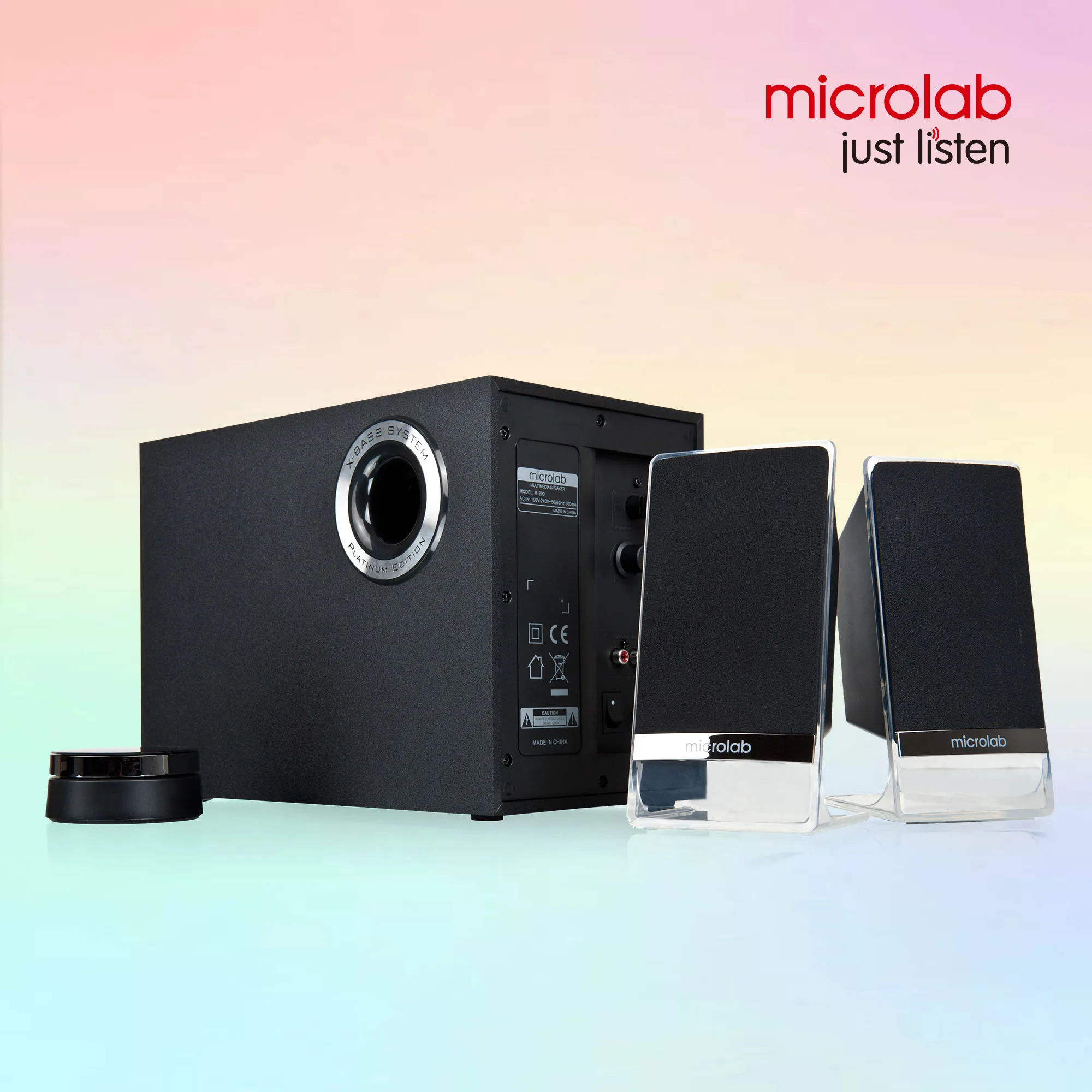 Microlab M-200BT Platinum - Powerful 2.1 Speaker System