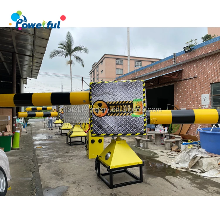 Cheap Price Inflatable Meltdown Game Wipe Out Obstacle Course