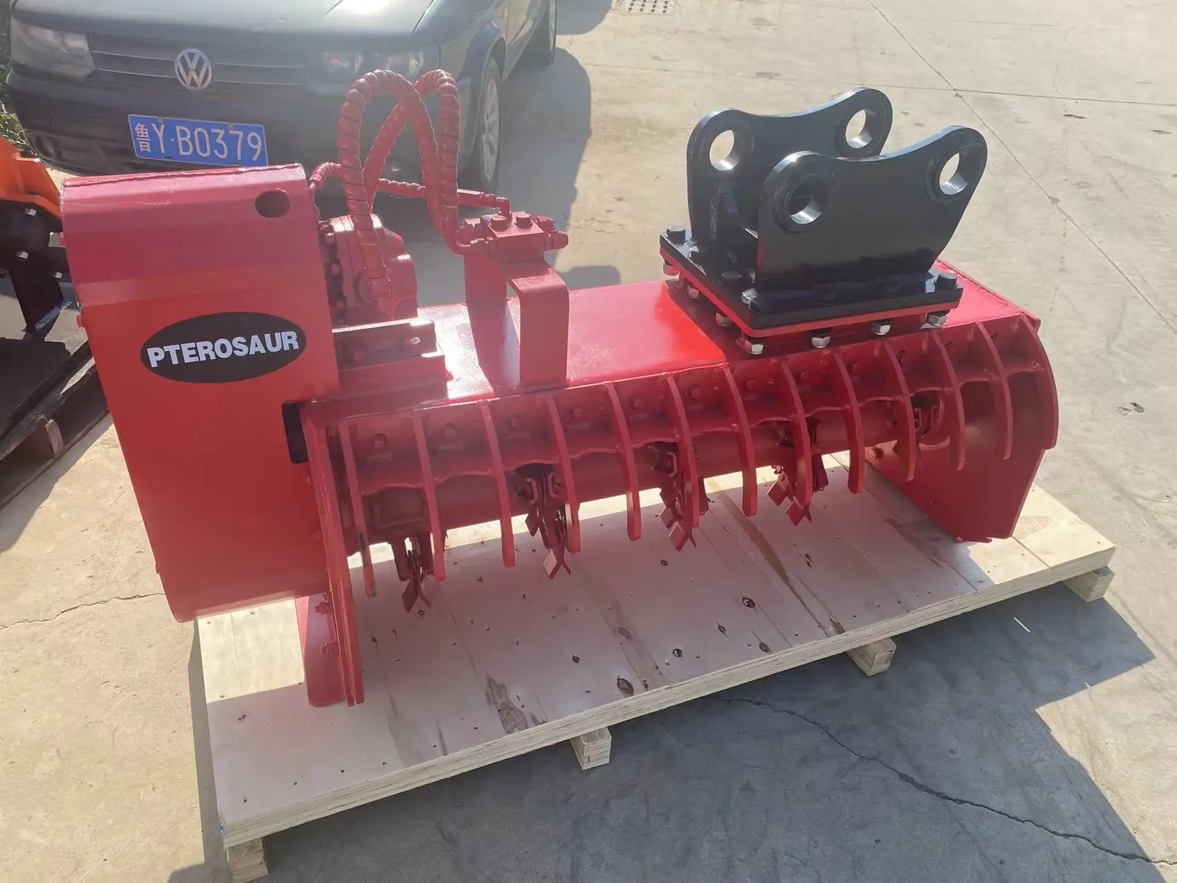 Forestry Mulcher Excavator Brush Mulcher Wood Cutting Mulcher Mini ...