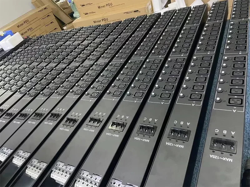 86kw 3 Phase 18 Ways C19 415v 125a High Power Rack Pdu For High Power ...