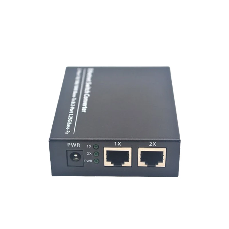 4-port Fiber Media Converter 2 ports 1000M RJ45 2 SC LC ST FC optical ...