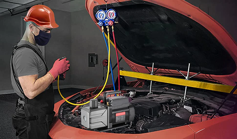 RR250 Refrigerant Recovery Machine, 3/4HP for R22, R410A - OEM Available