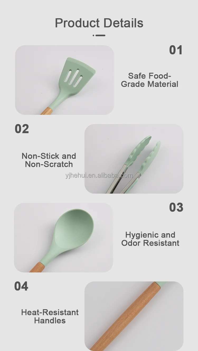 19 Pcs Silicone Kitchenware Set - Versatile Cooking Tools