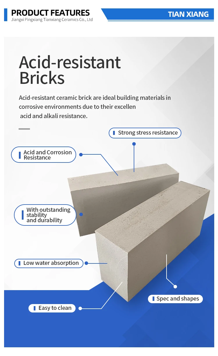 Acid-resistant Ceramic Bricks For Sulfuric Acid Brimstone Anti ...