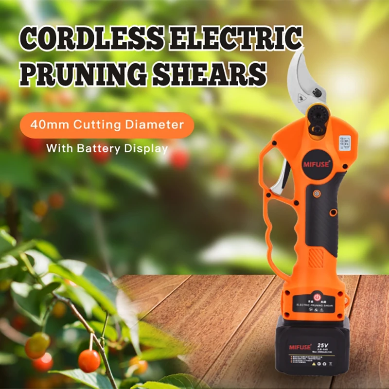 30mm 21v Extention Foldable Pole Pruning Electric Secateurs Power ...