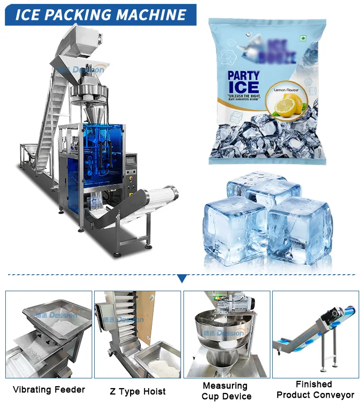 Automatic Ice Cube Packing Machine - Efficient & Reliable