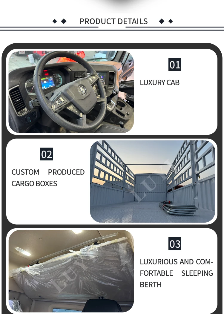 Lorry Cargo Truck Heavy Duty Shacman M6000 30 Tons 40 Tons Van Box ...
