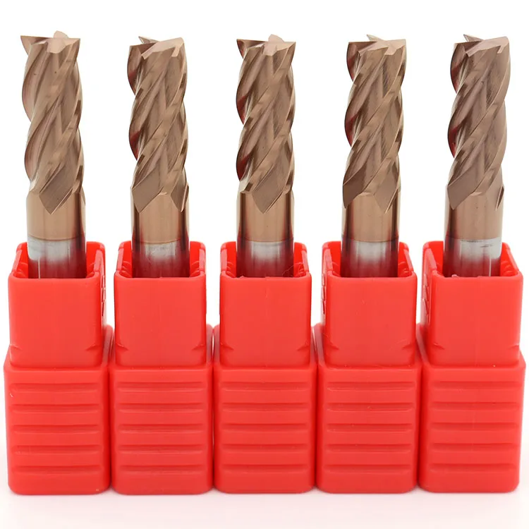 Most Popular Stable 4 Flute Cnc Solid Carbide End Milling Cutter ...
