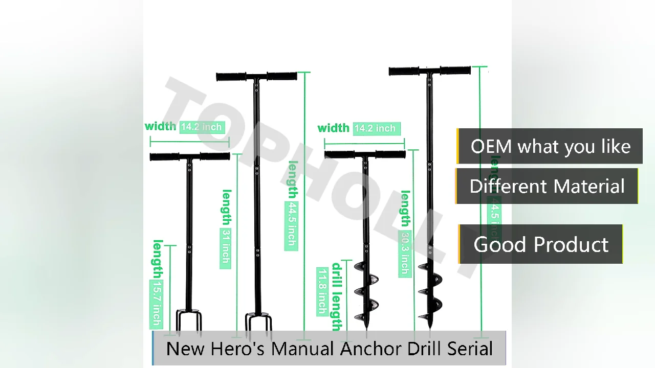 Manual Twist Tiller Garden Claw Cultivator Hand Tiller Soil Ripper Lawn ...