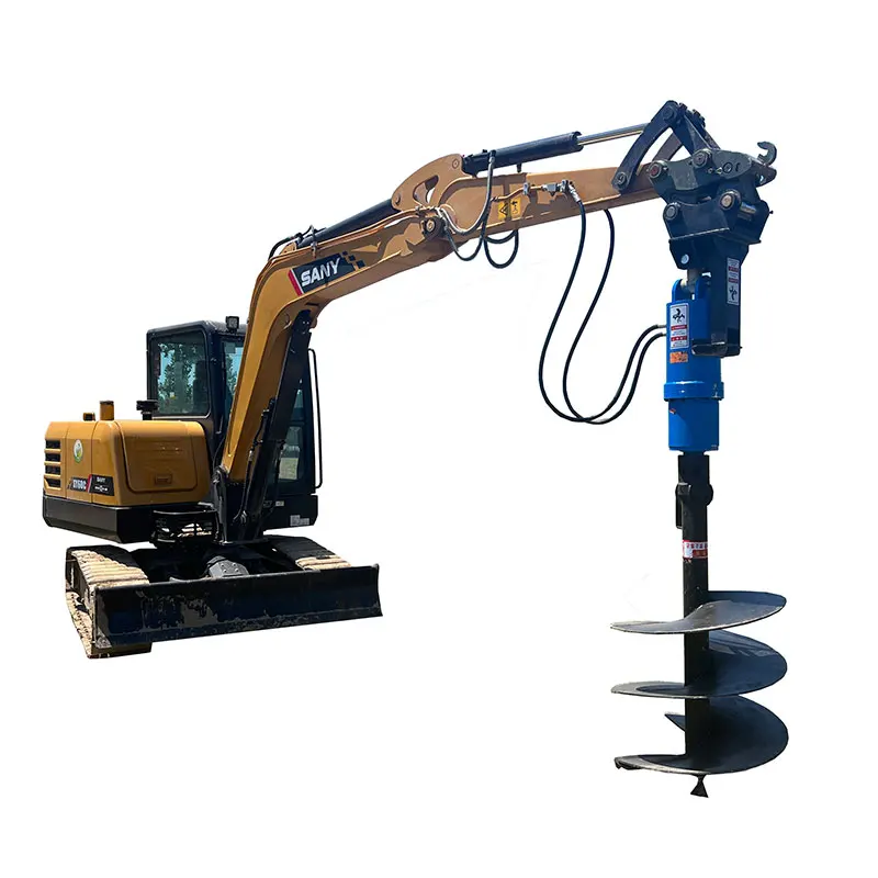 Big Digging Machine Long Spiral Hydraulic Rotary Pile Drilling Rig ...