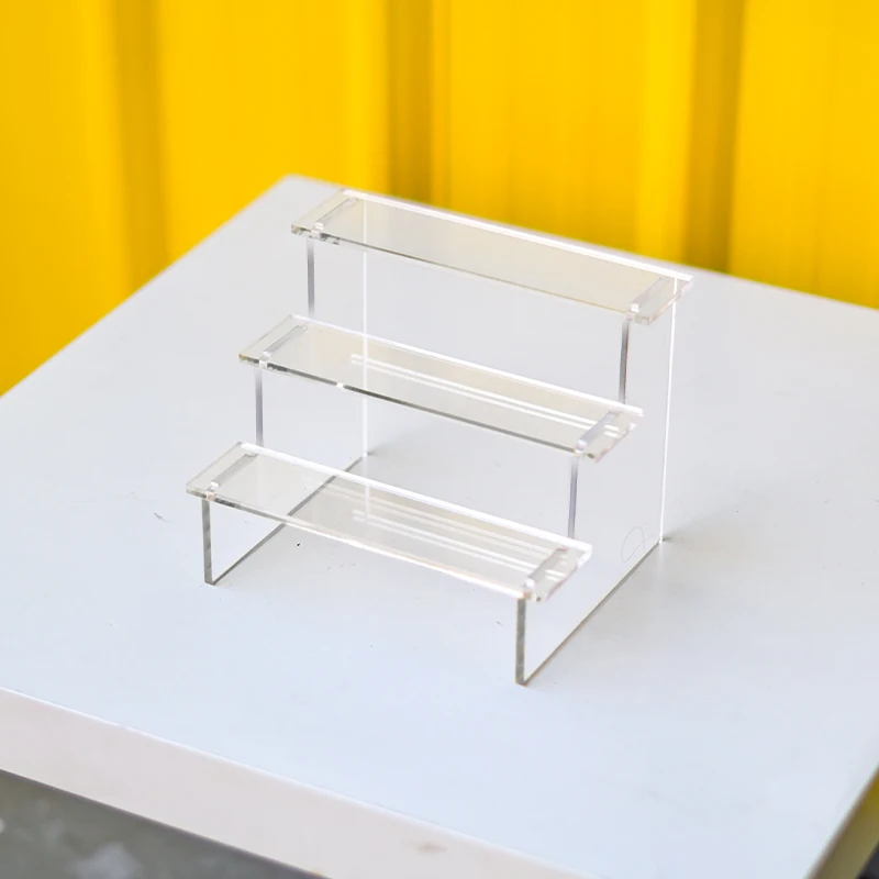 Transparent Acrylic Toy Display Stand Assembling Desktop Display ...