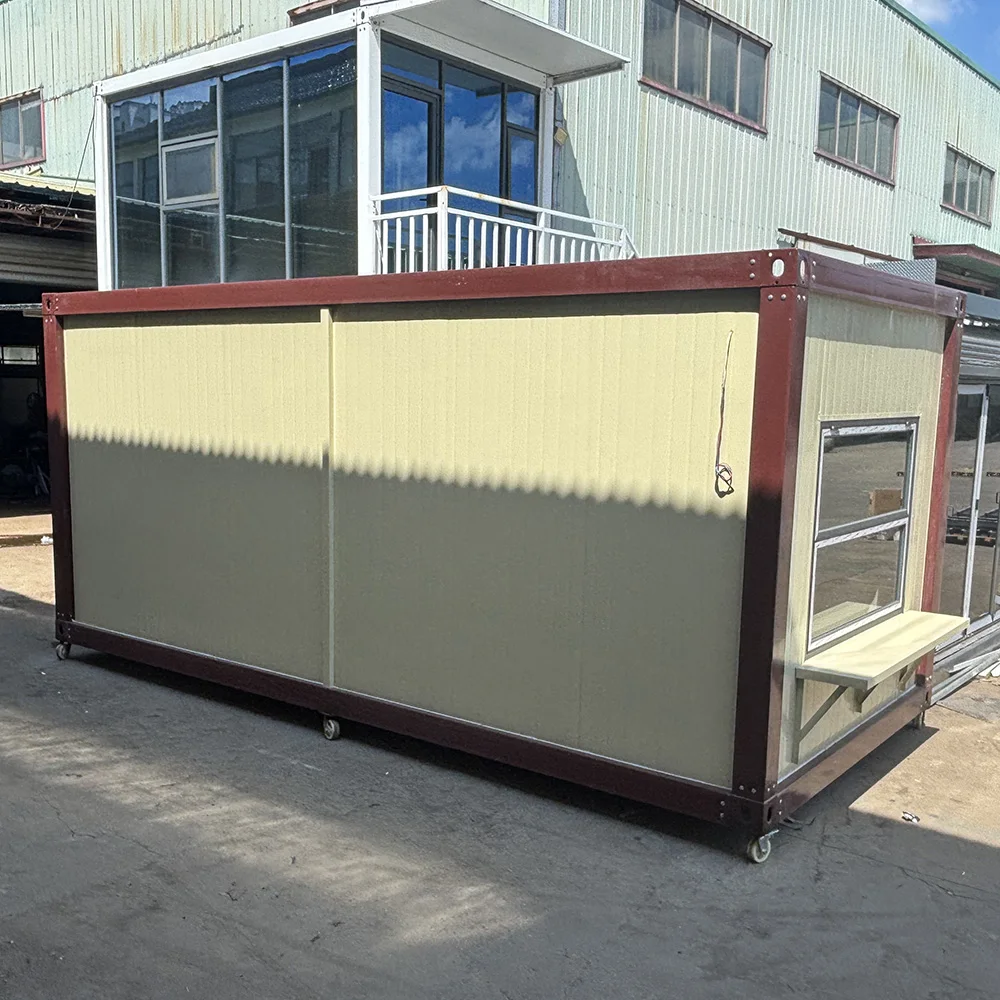 Luxury 20ft Prefabricated Modular Container Retail Store Prefabricated ...