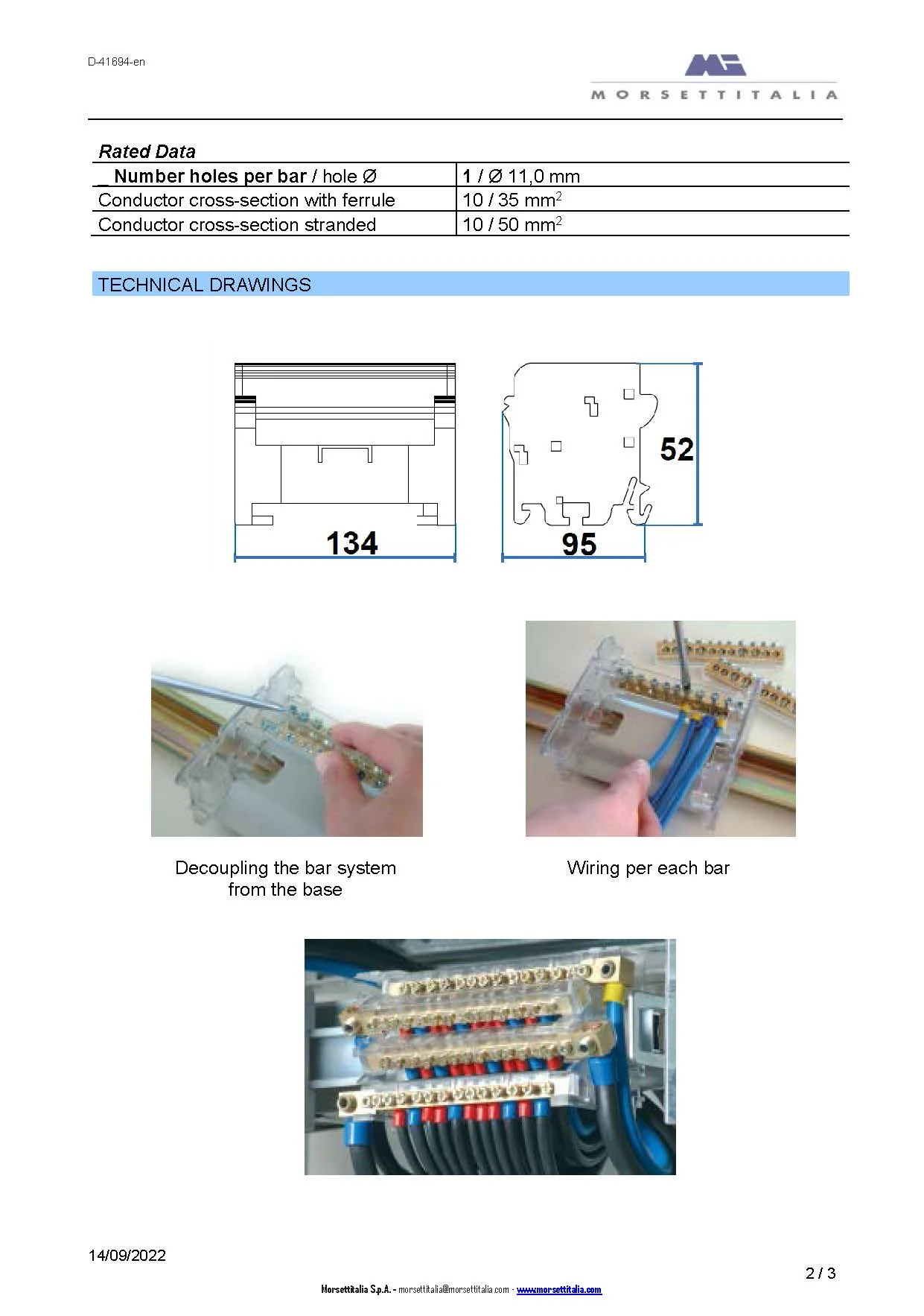 Din Rail Terminal Block Power 9 Holes 160a 35 Sqmm Transparent ...