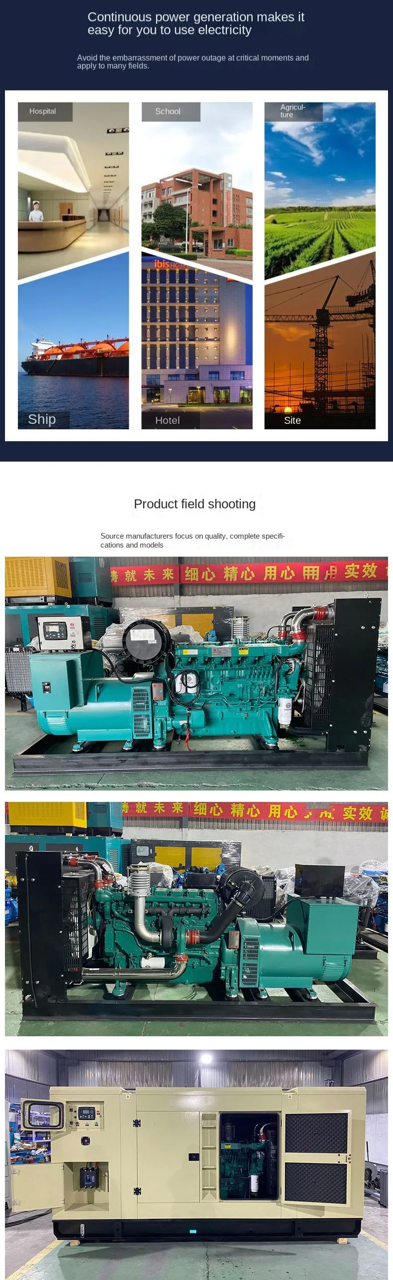 Low Price 50Hz/60Hz Super Silent Diesel Generator 100kva Generator ...