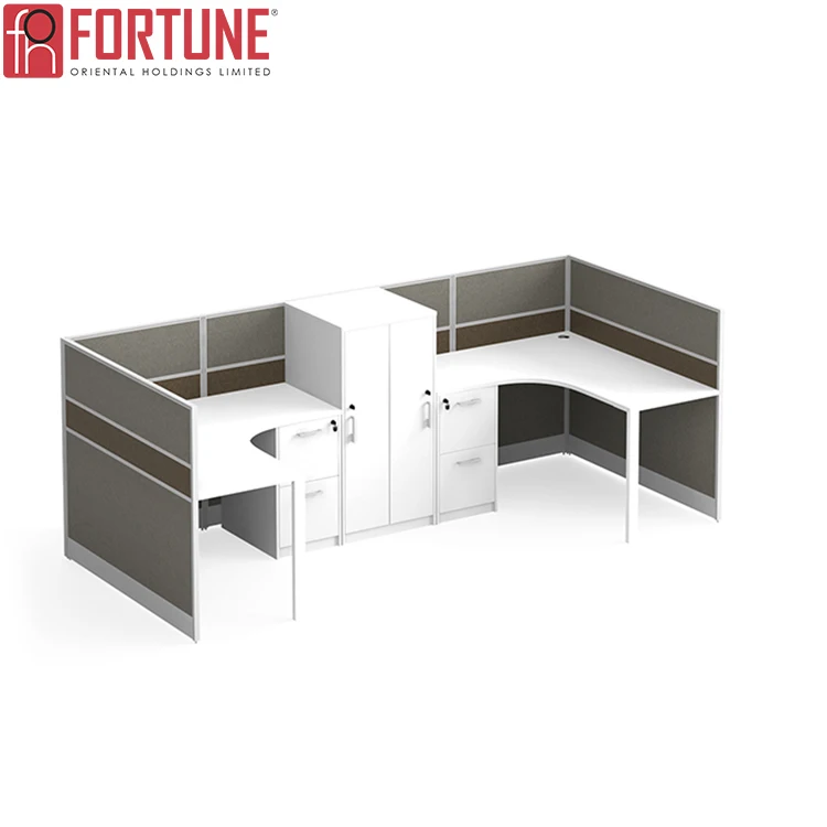 Office Workstation Layout 4 Seats Office Cubicle - Buy High Quality ...