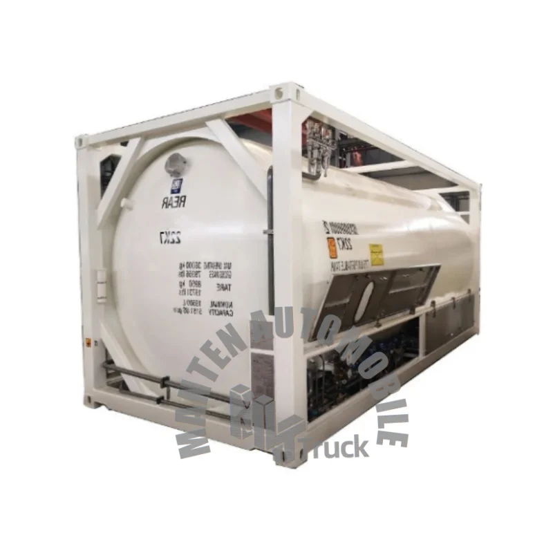 China T11 20FT 30FT 40FT ISO Tank Container Fuel Oil Diesel Gasoline ...