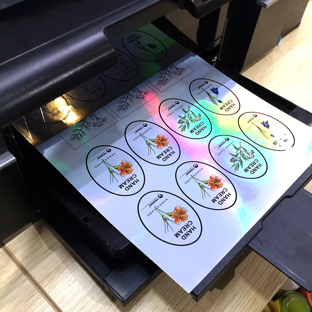 Holographic Vinyl Sticker Paper - Waterproof & Adhesive