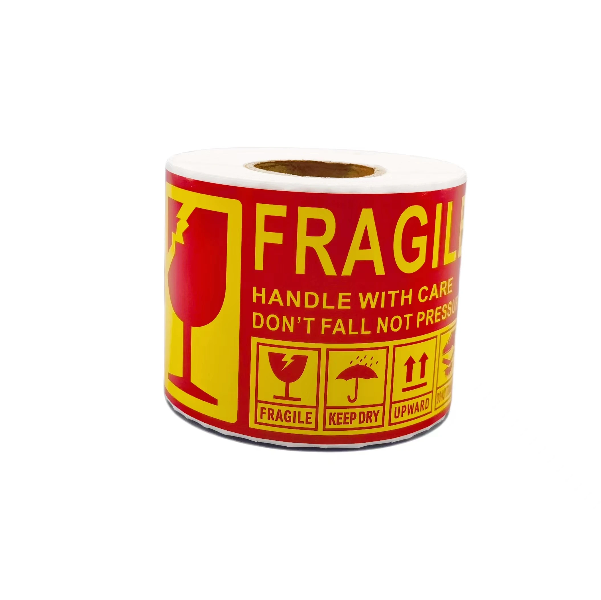 Fragile Label Printing Sticker Private Colorful Label 70mm*130mm Self ...