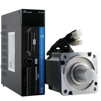 Lichuan Cnc Servos 750w 80mm 220v 3a 2.39n.m 3000rpm 17bit Absolute Value Servo Motor Driver ...