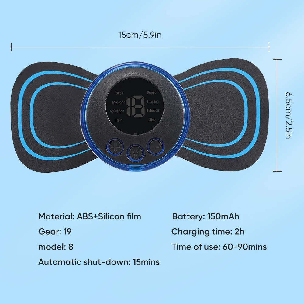 Health Care Massage Product Wireless Tens EMS Massager Electric Smart ...