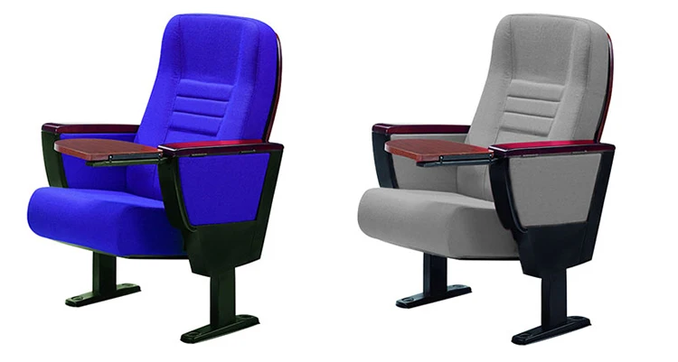 School Auditorium Hall Chair With Wood Back College Lecture Chair With ...
