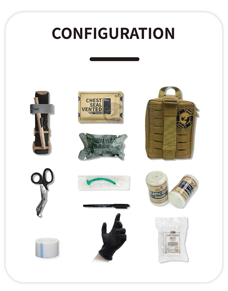 Factory Price Tactical Pouch Medical Trauma Kit Supplies Tactico Ifak ...
