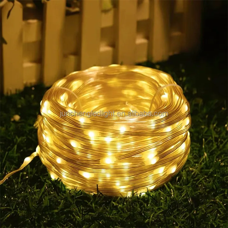 Led Magic Color Point Control Leather Wire Lamp String