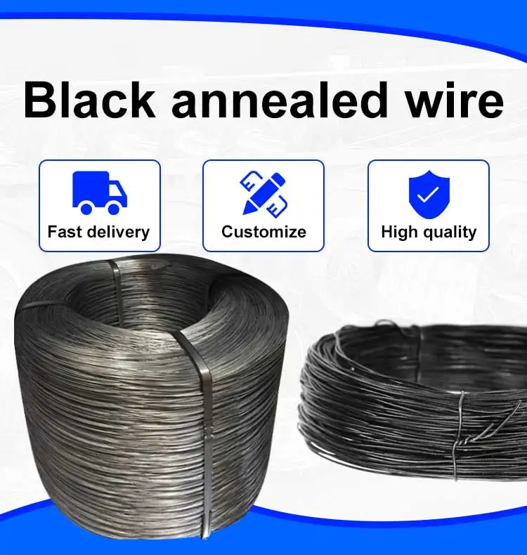 Negro Alambre Recocido De Amarre Calibre 16 17 18 19 20 21 Precio - Buy ...