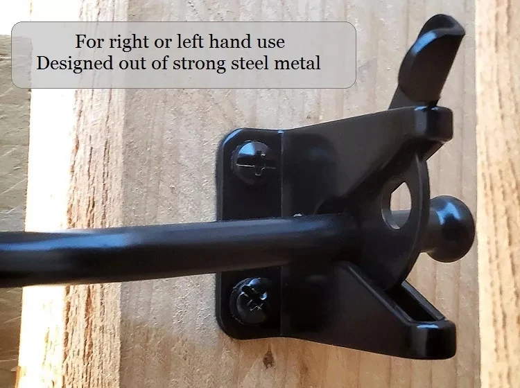 Auto Gate Latch Catch Garden Yard Gate Door Lock - Secure & Durable
