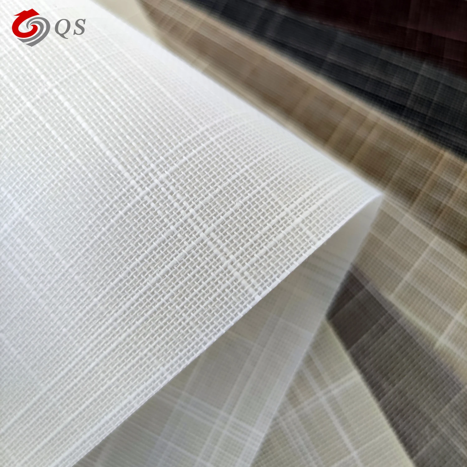 Qs951 Transparent 89mm 127mm Vertical Blinds Curtains For High Window Wholesale Polyester Roller ...