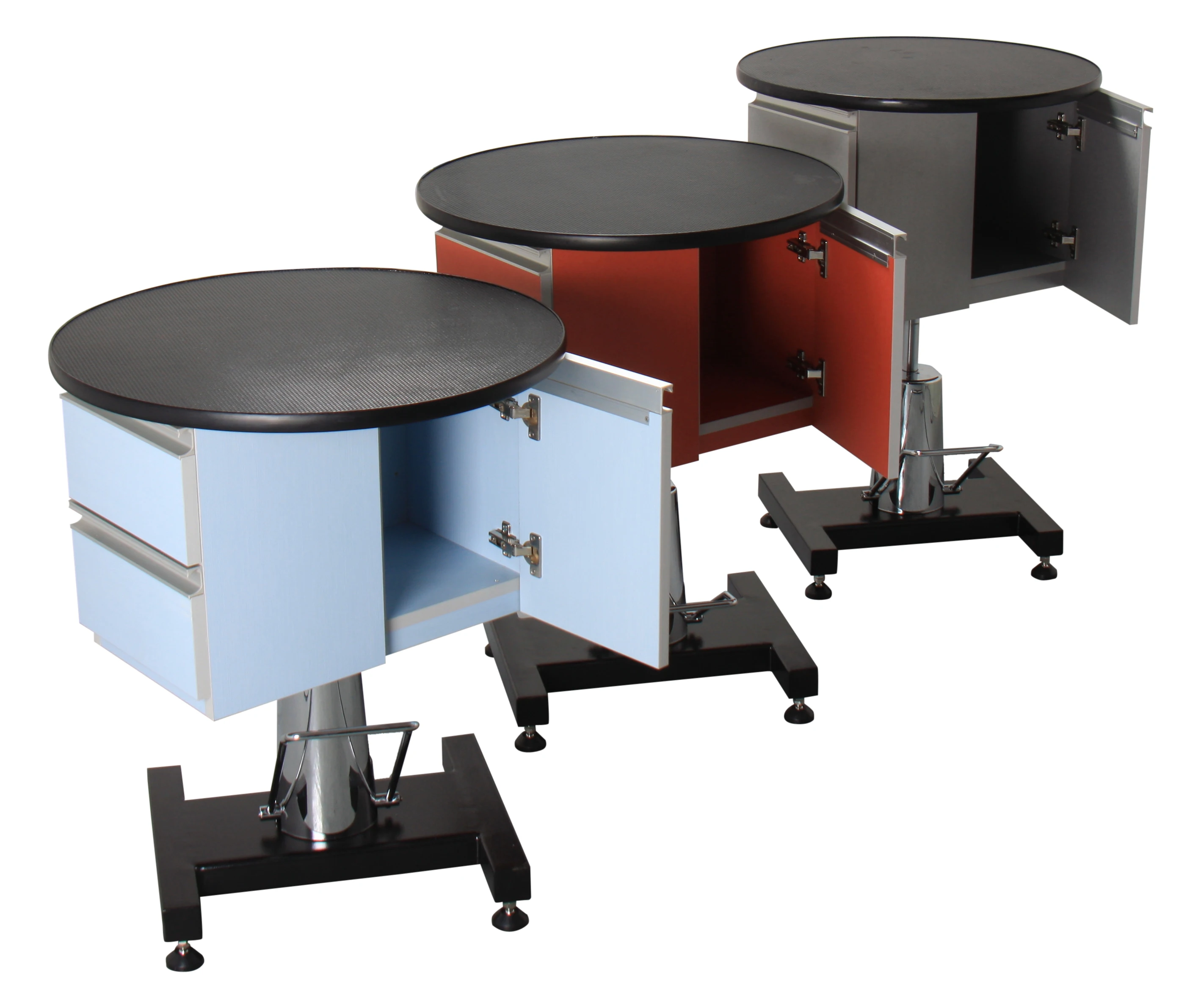Round Hydraulic Lifting Dog Table With Cabinet - Buy Pet Grooming Table ...