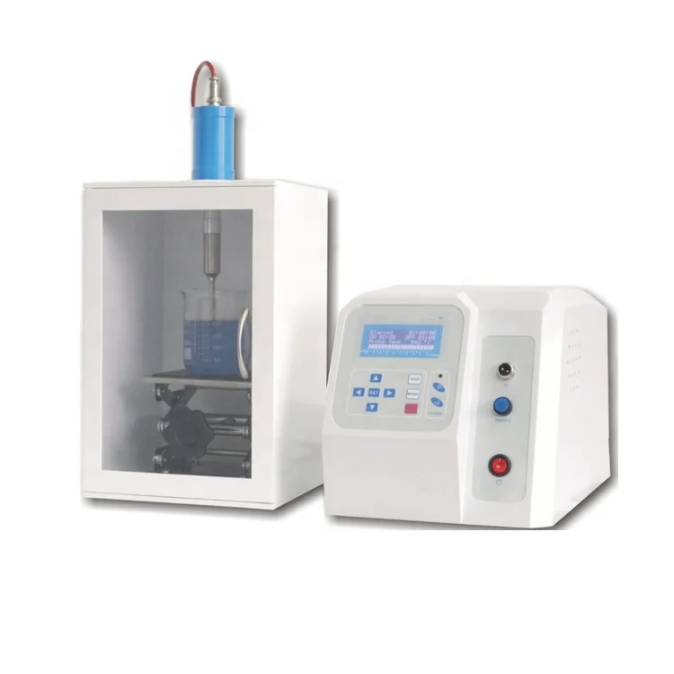 Laboratory chemical ultrasonic cell disruptor with ultrasound probe ...