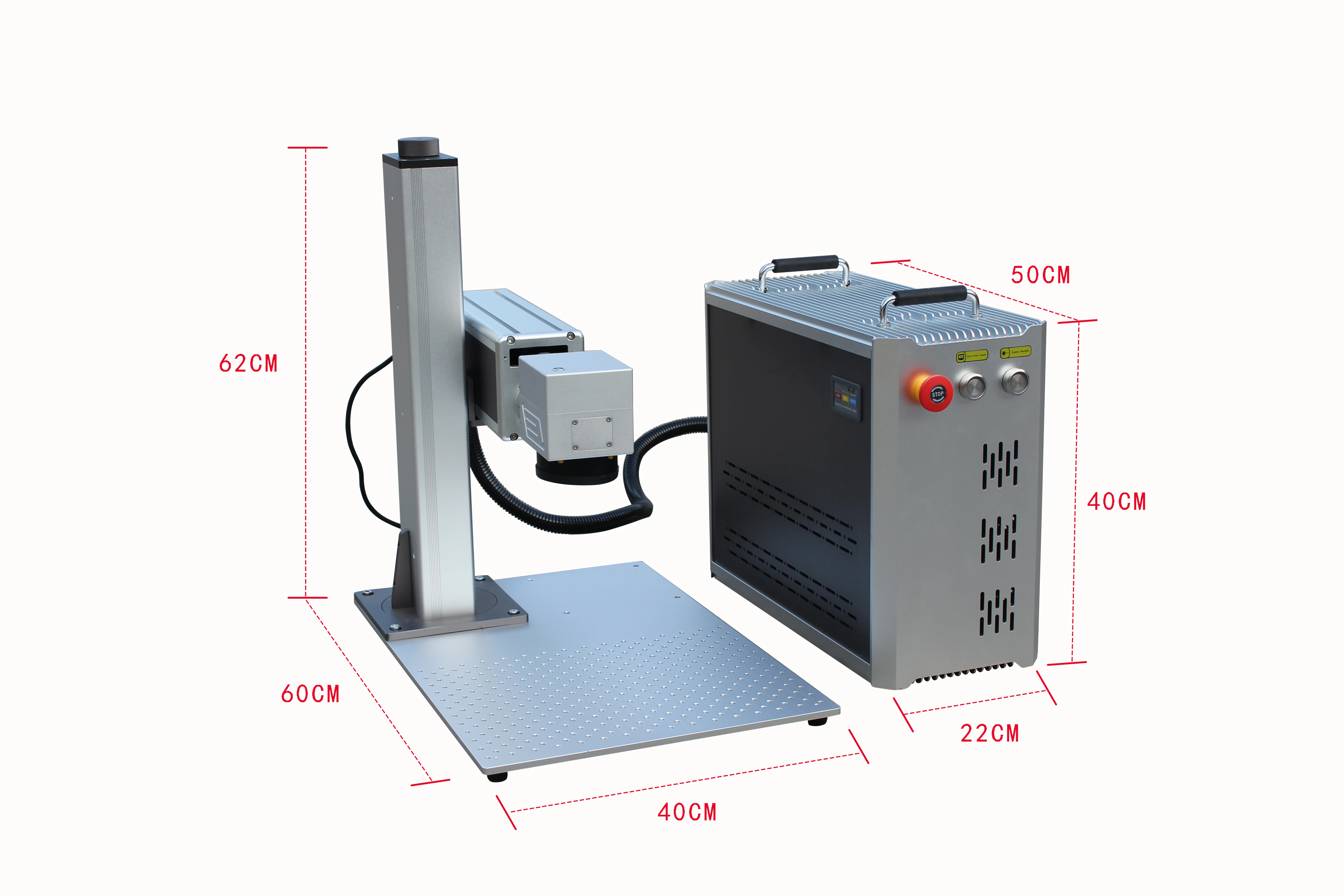 Haotian Laser HT-50 Fiber Laser Marking Machine - High Precision