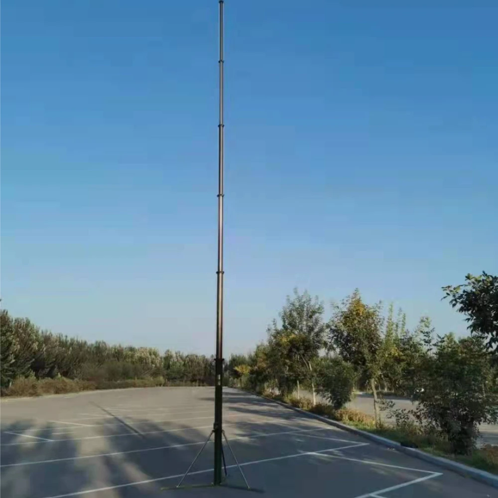 Tripod Portable Telescopic Mast - Buy Telescopic Cctv Camera Mast Pole ...