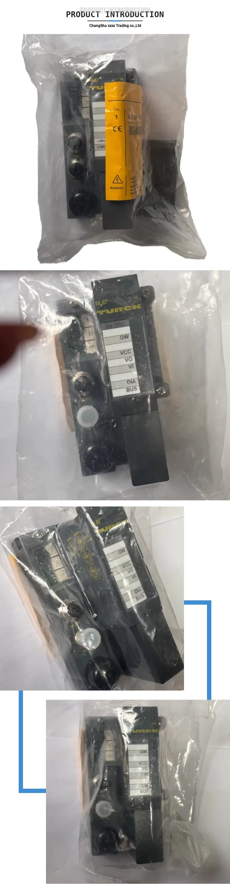 Turck original new BL67-GW-EN gateway module with multi-protocol ...