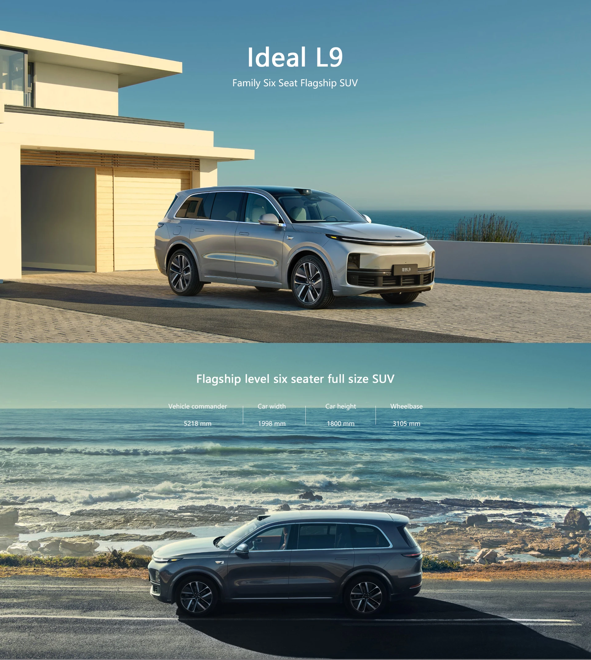 In Stock Electric Car Lixiang Auto L9 Lixiang One L7 L8 Max Extended-range Fast Charge Electric ...