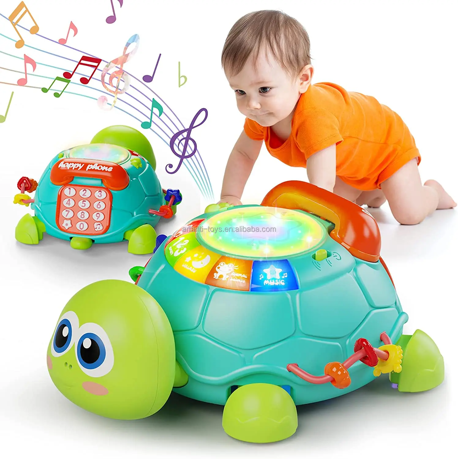 Multifunctional Plastic Music Drum Crawling Baby Toys Baby Learning Toy ...