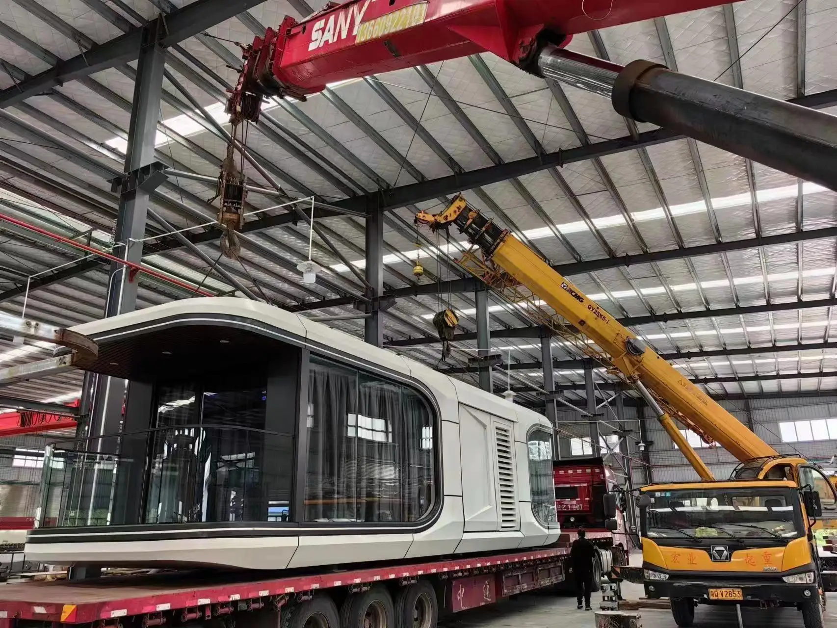 Prefab House Modern Capsule Cabin Hotel Container Home Sleep Pod ...