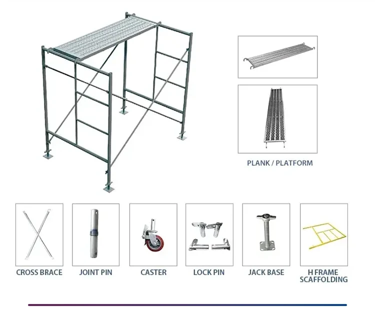 Heavy Duty Steel Frame Scaffolding with Quick Modular Setup, Strong ...