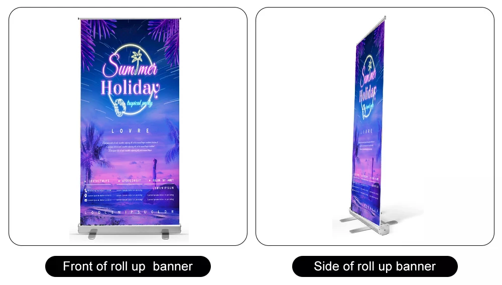 Premium Marketing Pull Up Banner With Stand Display Roller Banner ...