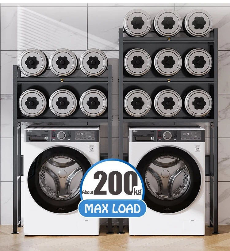 Washing Machine Storage Rack Scandinavian Space-saving Waterproof And ...