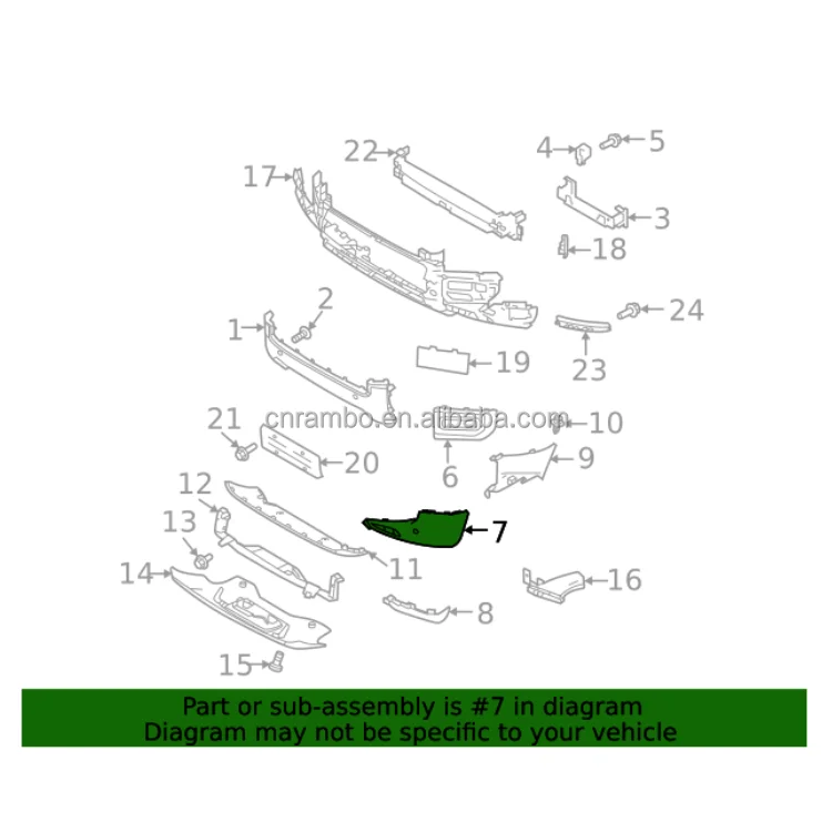 OEM LR129427 LR129723 Front Bumper Cover for Land Rover New Defender