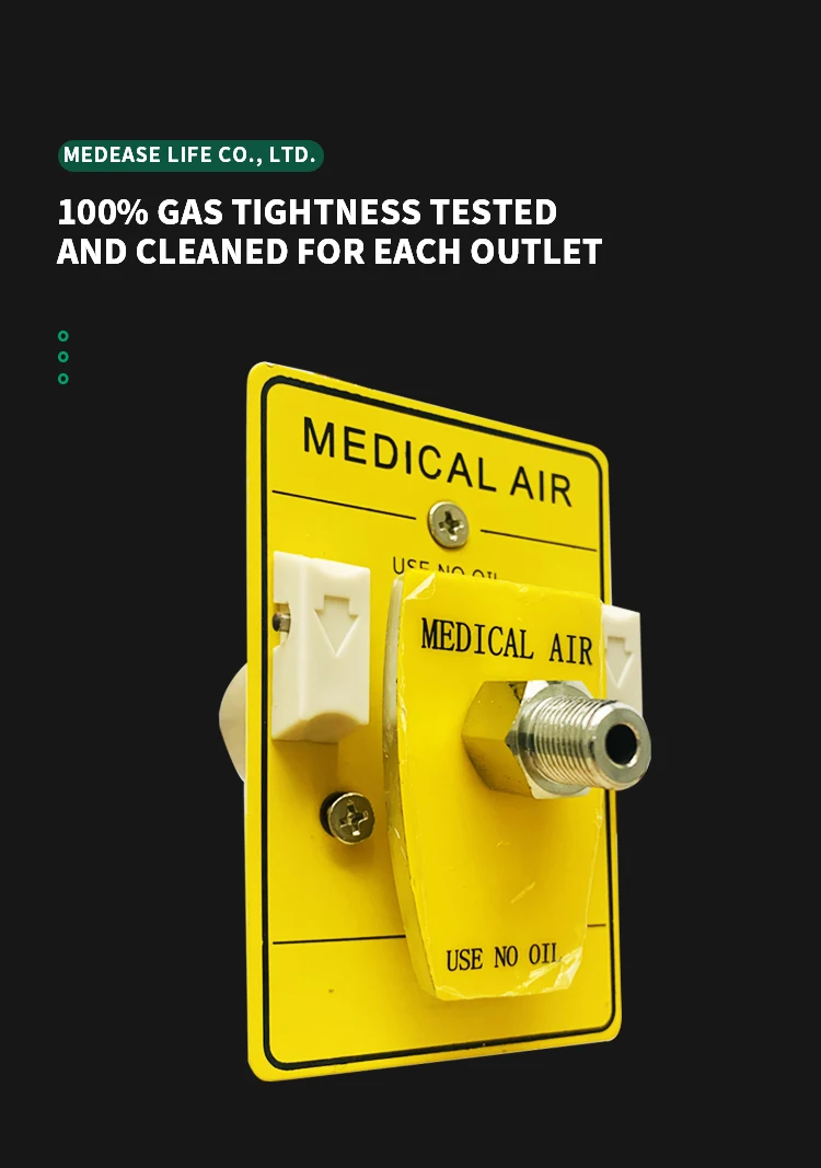 Medical Pipeline System Bed Head Medical Air Terminal Units Gas Outlets ...