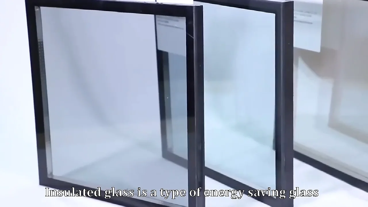 Aluminium Double Layer Leaf Glazed Safety Low-e Tempered Insulated ...