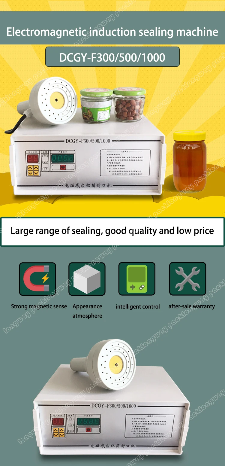 20-100mm Handheld Electromagnetic Induction Sealing Machine Aluminum ...