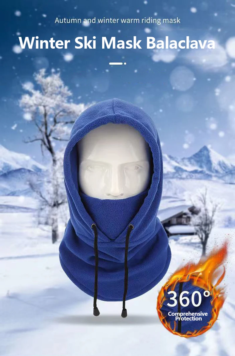 Custom Outdoor Sports Winter Hats Full Face Cover Ski Mask With ...