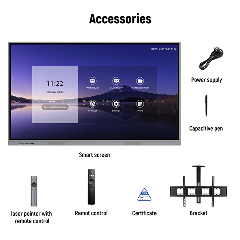 Interactive Smart 4k Lcd Screen Smart Whiteboard Whiteboard Interactive ...