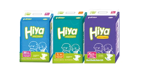 Hiya Adult Diapers Elderly Incontinence Soft Breathable Adult Diapers ...